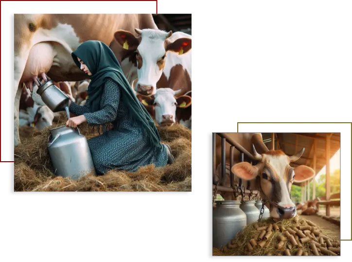 Dairy cattle concentrates - جهان کاوه